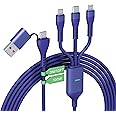 Amazon.com: 100W MFi Certified 3M USB C to Multi Charging Cable - 2-in ...