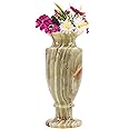 Amazon.com: Radicaln Marble Flower Vase 10" Inches Green Onyx Handmade ...