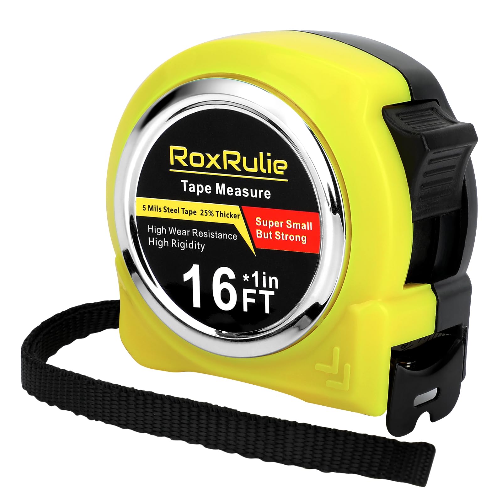 RoxRulie Tape Measure with Fractions 1/8, Measuring Tape Extendable 16 ...