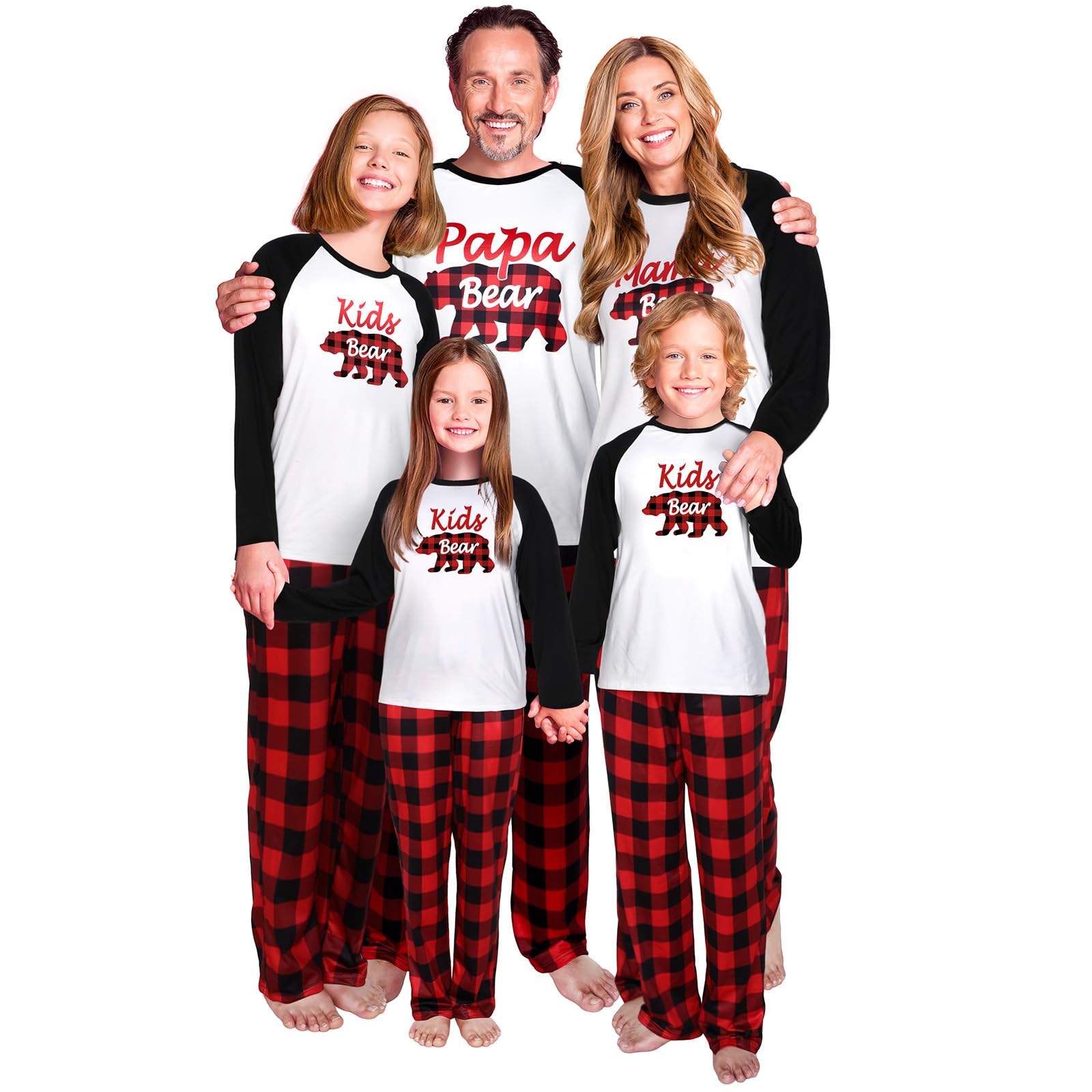Liitrsh Christmas Pajama Matching Set for Family Xmas Pjs Sleepwear for ...