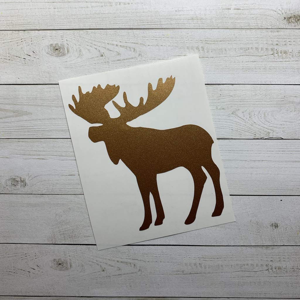Amazon.com: Moose Vinyl Stickers, Decal, Moose Decorations, Rustic ...
