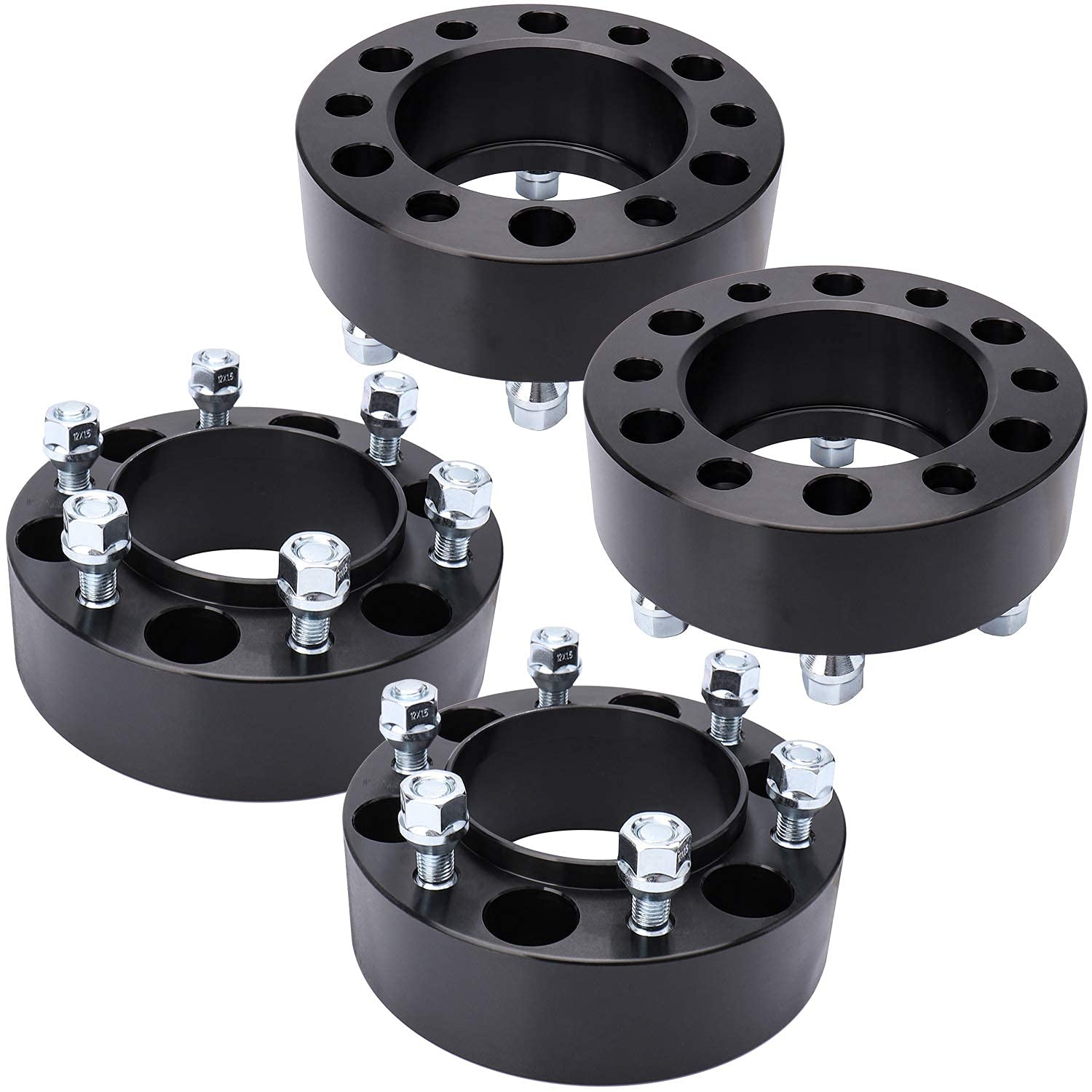 Mua IRONTEK 6x139.7mm Wheel Spacers (2IN, 12x1.5 Studs, 106mm Hub Bore ...