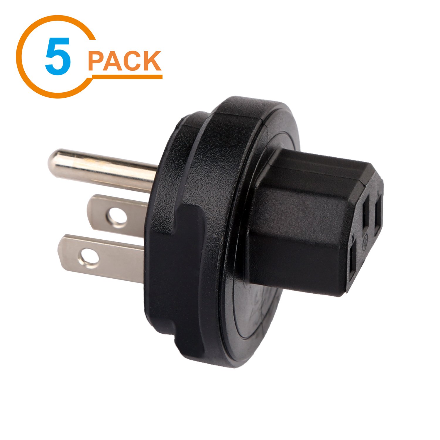 XE Household Electrical Adapter NEMA 5 15P Male To NEMA 5 20R Female xe-household-electrical-adapter-nema-5-15p-male-to-nema-5-20r-female
