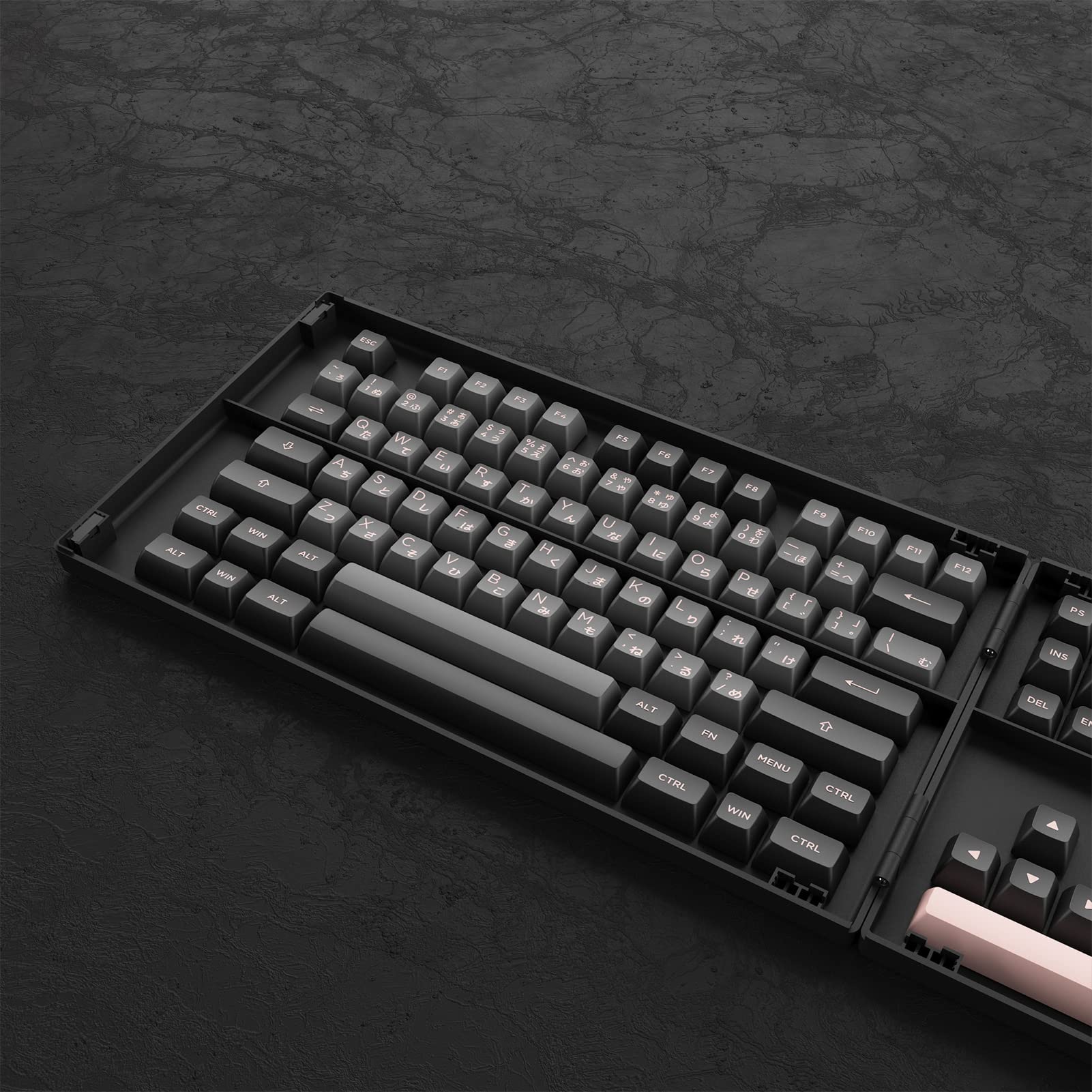 Mua Akko Keycaps for Mechanical Keyboards, Black&Pink 158-Key ASA ...