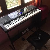 RockJam RJ761 61 Keys Electronic Interactive Teaching Piano Keyboard ...