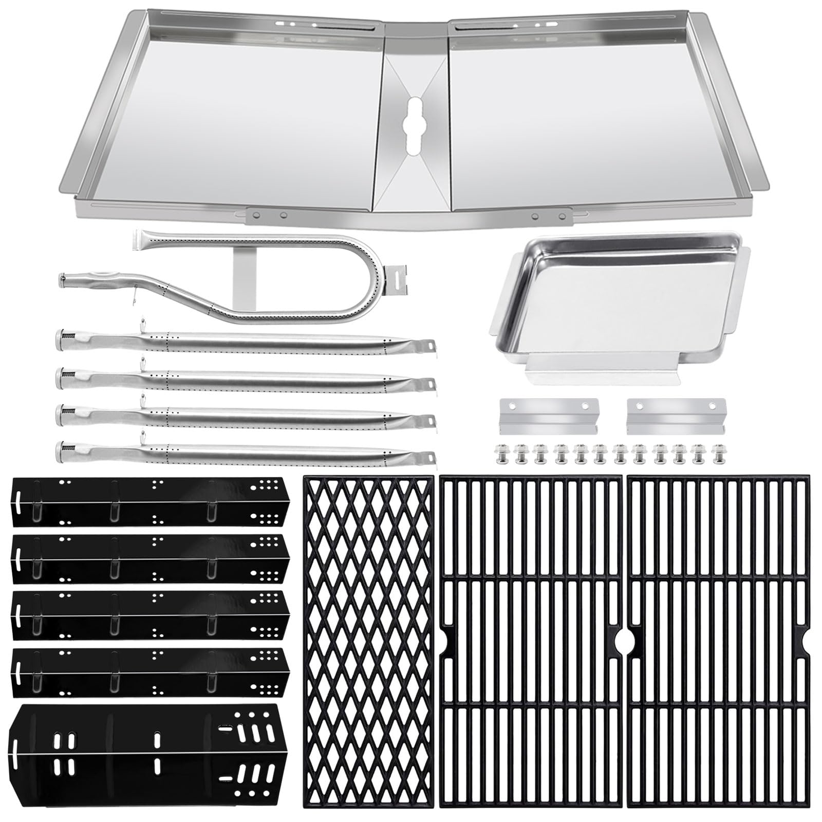 Grill Grates for Dyna Glo Grill Replacement Parts 5 Burner DGH474CRP ...
