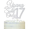 Amazon.com: Happy 17th Birthday Cake Topper, Dancing Queen Young and ...