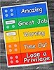 Rainbow style behavior chart for multiple kids You provide the names ...