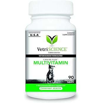 Amazon.com : VetriScience Laboratories - Canine Plus MultiVitamin for ...