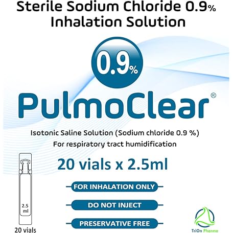 Mua PULMOCLEAR Sterile Isotonic 0.9% Sodium Chloride - NaCl Inhalation ...