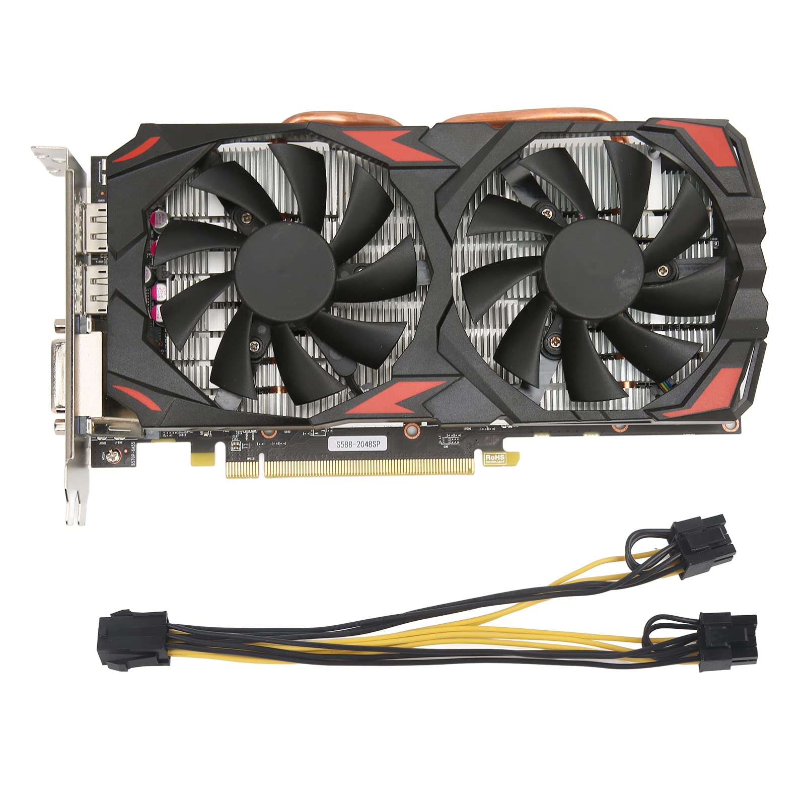 Yosoo RX 580 Graphics Card Computer Graphic Card, 8GB GDDR5 256bit ...
