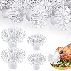 Amazon.com: 30 Pcs Decorative Paper Holders for Chops Turkey Leg Paper ...