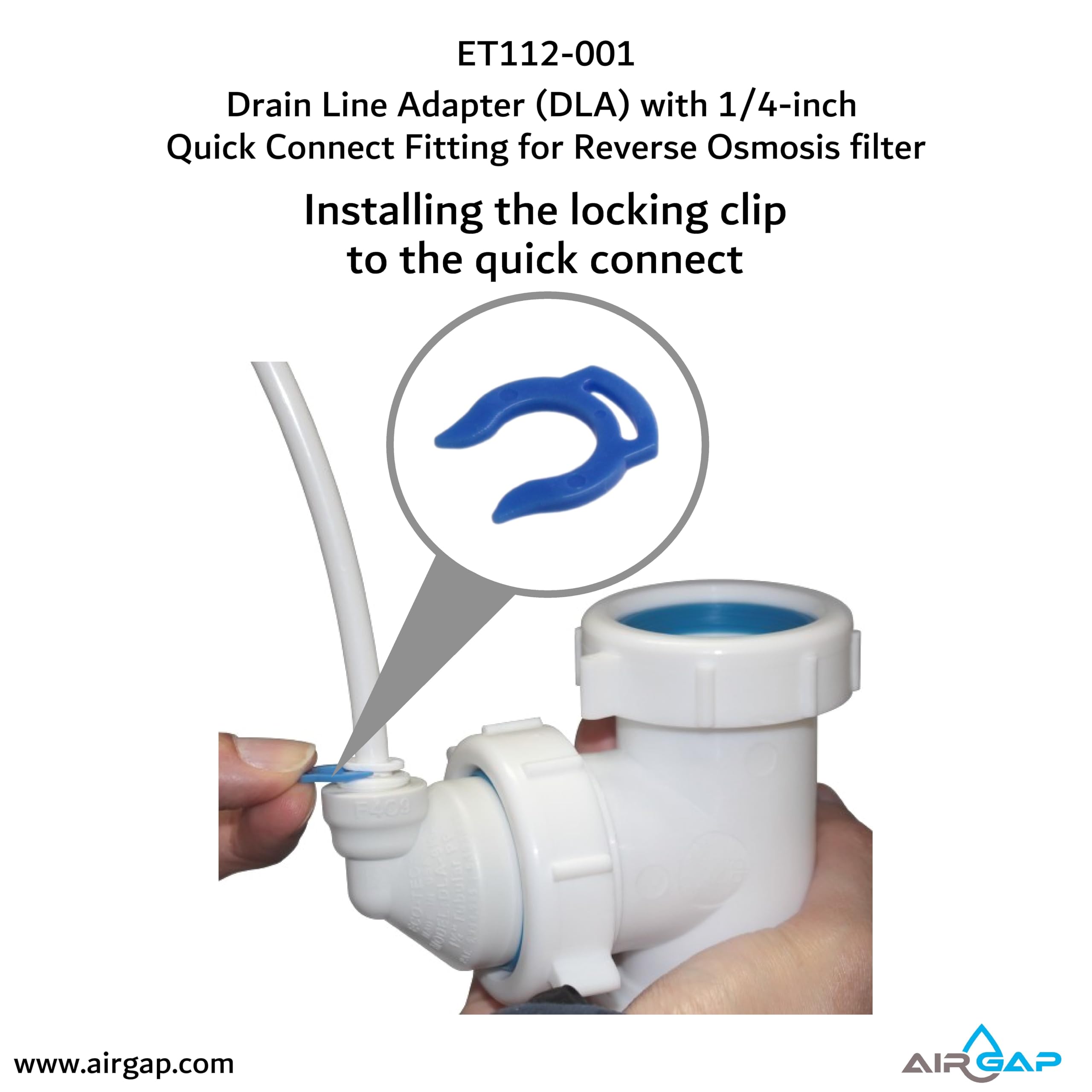 Mua Drain Line Adapter (DLA) with 1/4-inch Quick Connect Fitting for ...