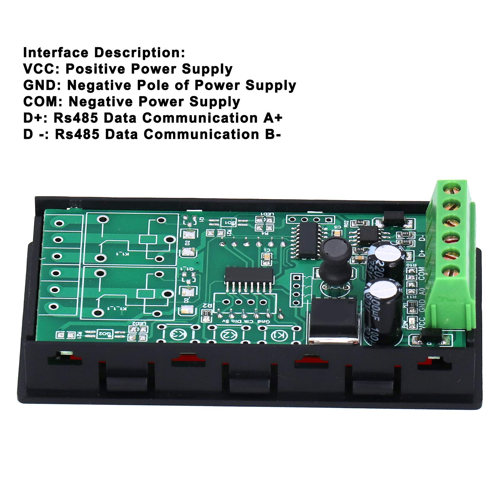Mua LED 7 Segment Display, MODBUS-RTU Display Module, 4 Digits Display with RS485 Serial Port ...
