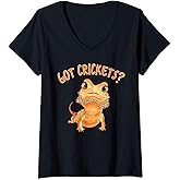 Amazon.com: Funny Bearded Dragon Got Crickets Lizard Reptile ...