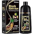 Amazon.com : bablabear MEIDU Black Hair Dye Shampoo, Semi-Permanent ...