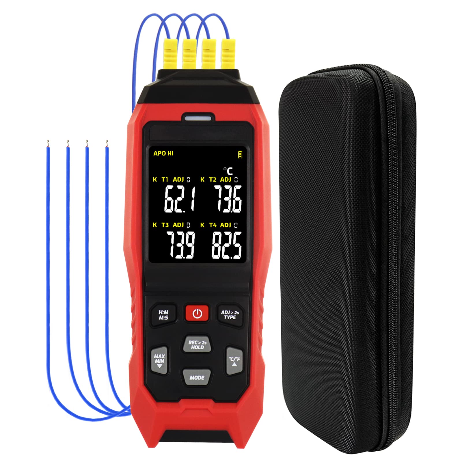 Mua 4-Channel Thermocouple Thermometer DataLogger, Digital K/J/T Type ...