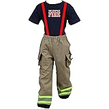 Amazon.com: Fully Involved Stitching Firefighter Personalized Tan 3 ...