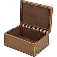 Amazon.com: HofferRuffer Faux Leather Decorative Box, Large Wooden ...