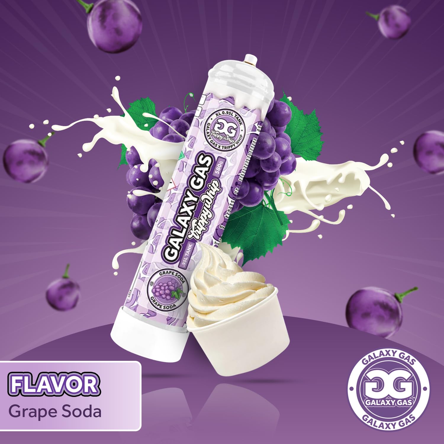 Mua Galaxy Gas Grape Soda Flavor Whipped Cream Dispenser Cartridge Tank ...