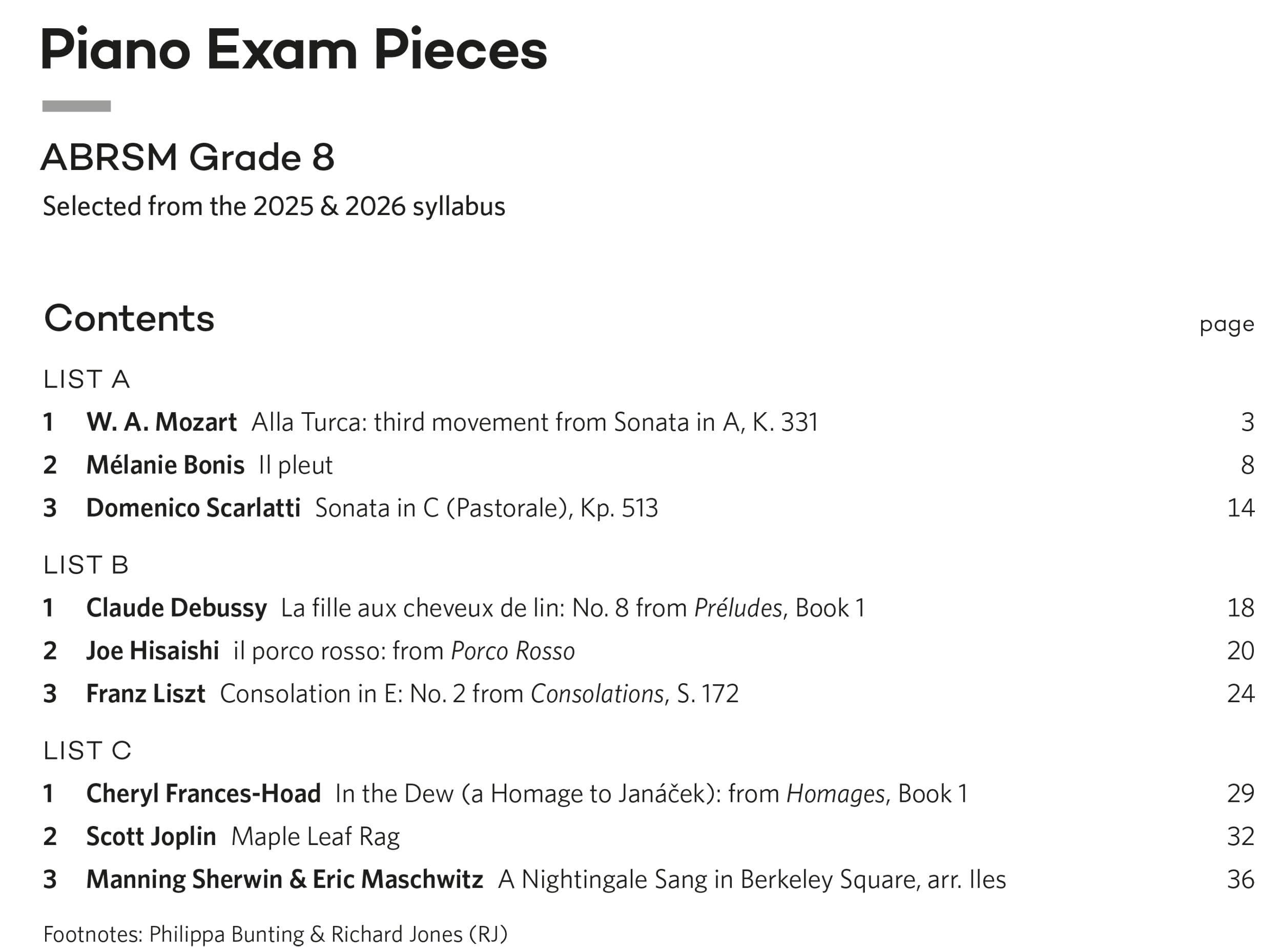 Mua Piano Exam Pieces 2025 & 2026, ABRSM Grade 8: Selected from the 2025 & 2026 syllabus (ABRSM ...