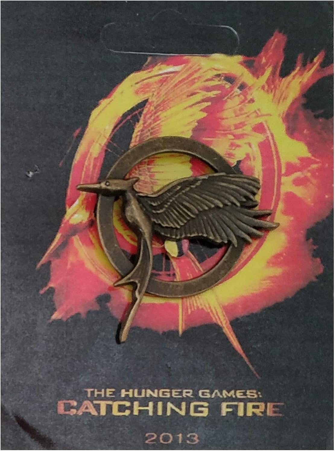 The Hunger Games Mockingjay Pin Badge Brooch - Catching Fire: Amazon.co ...