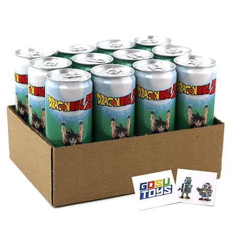 Amazon.com : Dragon Ball Z Spirit Bomb Energy Drink 12 FL OZ (355mL ...