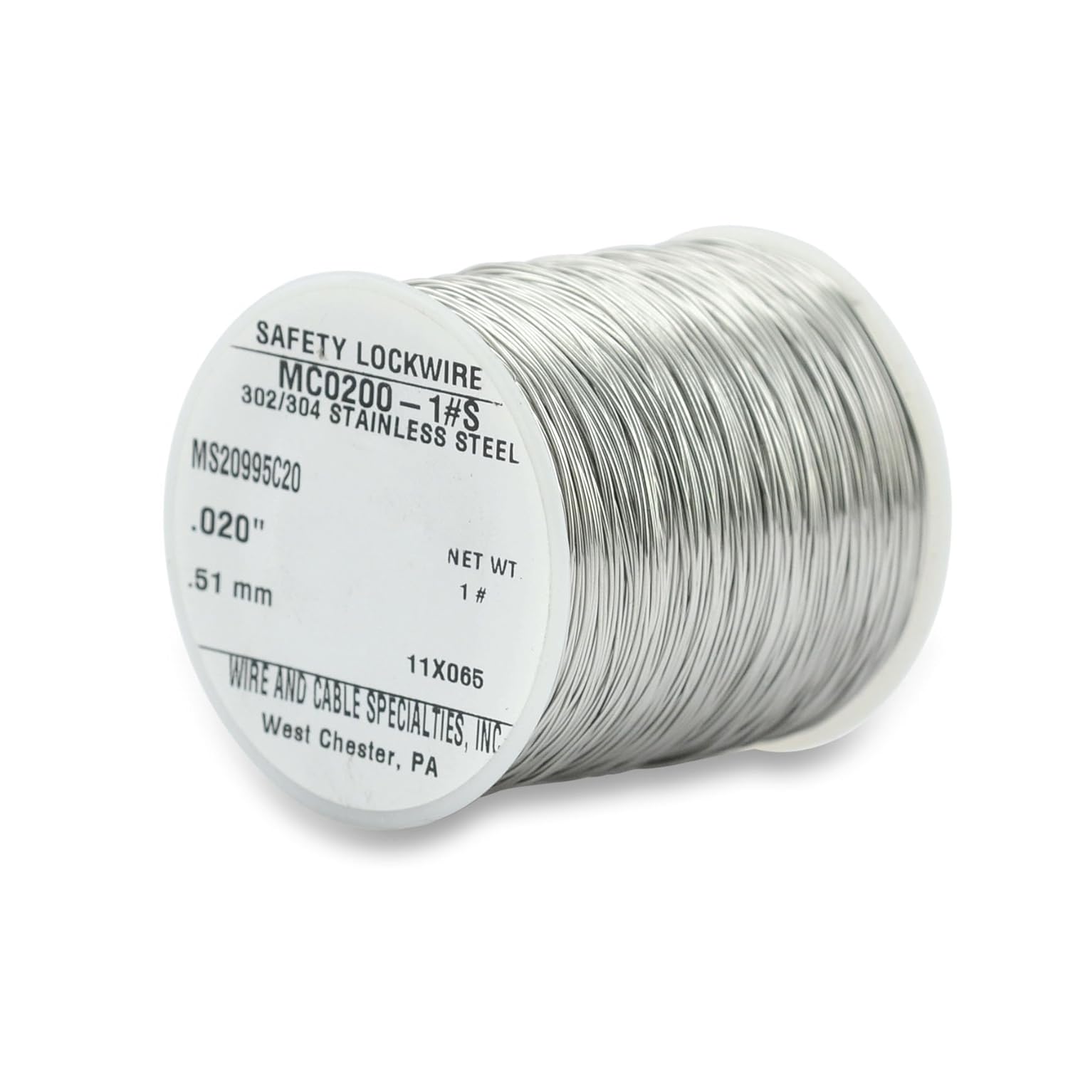 Wire and Cable Specialties MC0200-1#S .020" Safety Lockwire (MS20995C20 ...