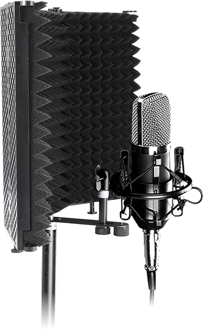 HITECHLIFE Microphone Isolation Shield, Professional Studio Mic Sound ...