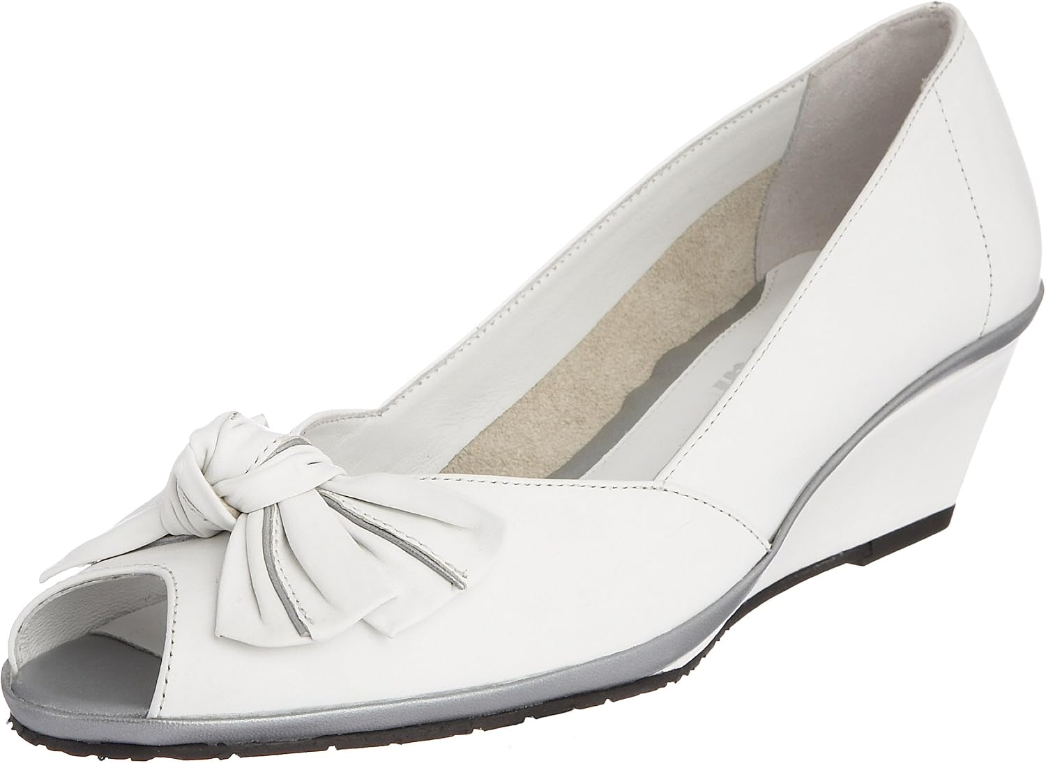 Van Dal Women's Florida II Wedge Wht/Silv 1076050 3 UK D: Amazon.co.uk ...