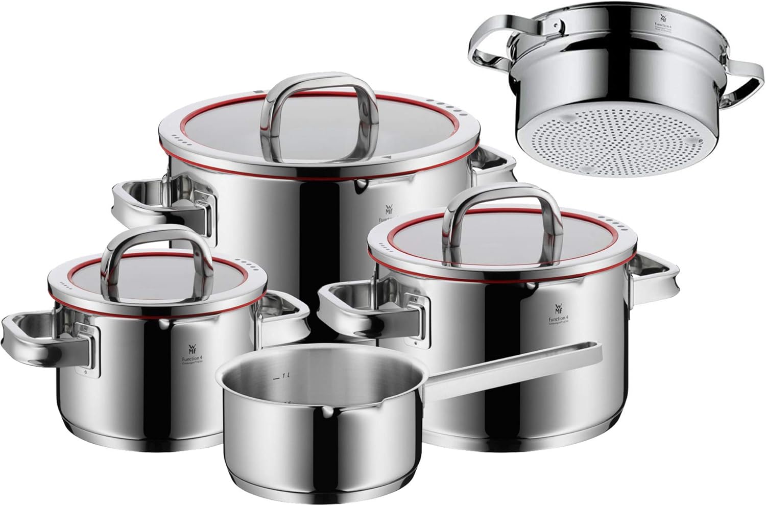 WMF 760066380 Function 4 – Juego de ollas con para saltear, acero ...
