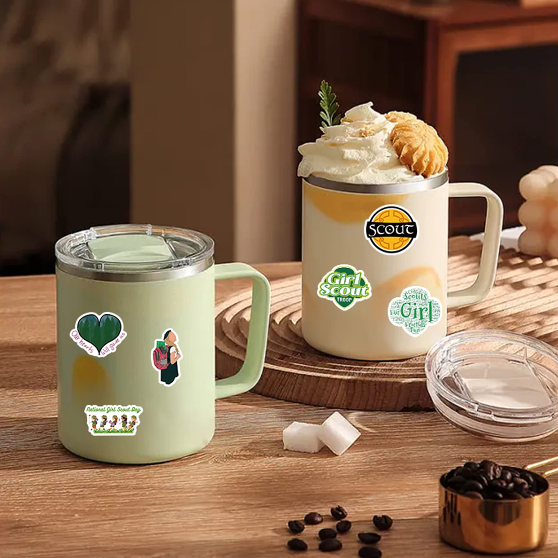 Mua YNparty 118Pcs Waterproof PVC Girl Scout Stickers Set for Water ...