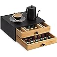 Amazon.com: Navaris Bamboo Coffee Pod Drawer Organizer - Capsule ...