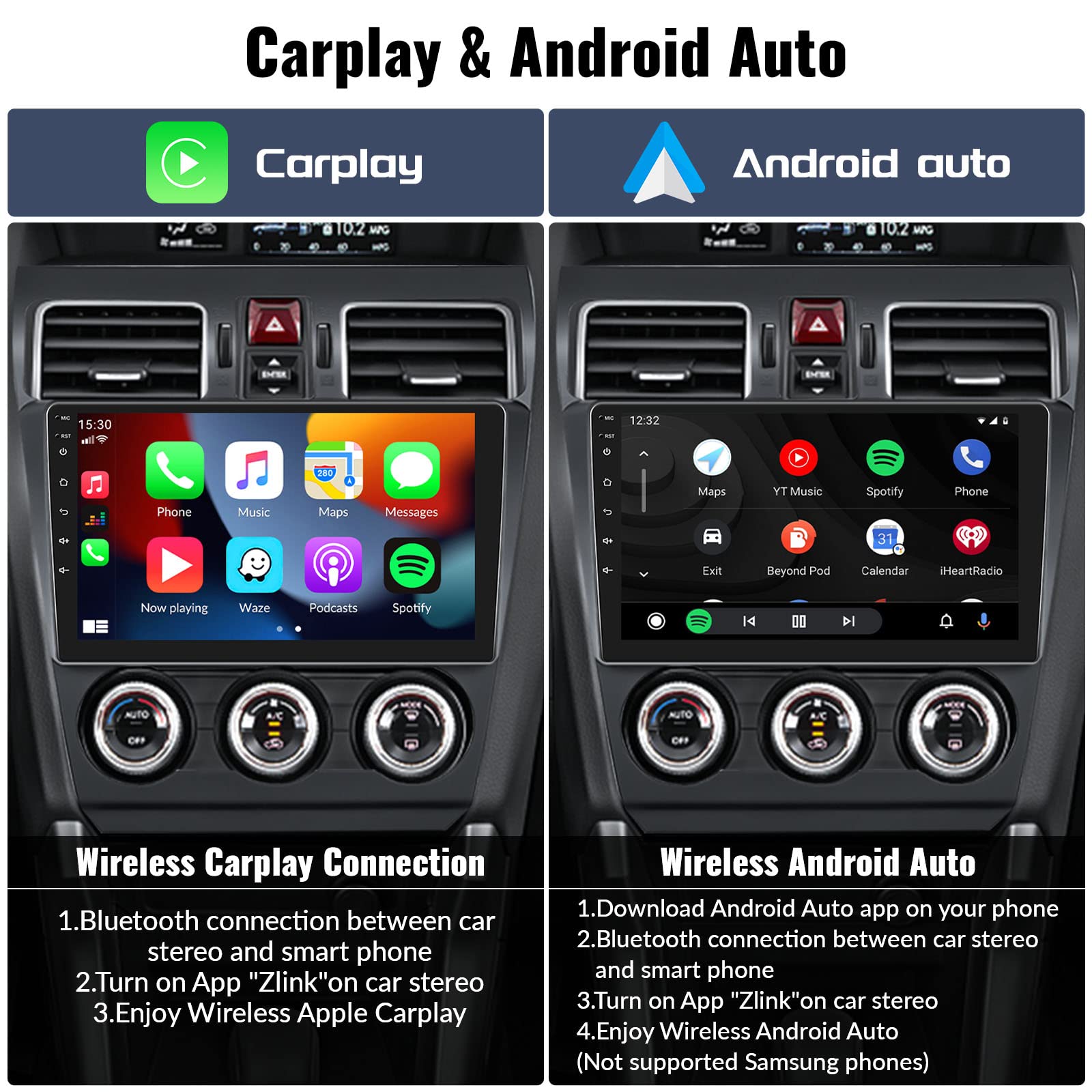 Mua Car Stereo for Subaru Forester 2016-2018 Car Radio with Wireless ...
