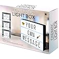 Amazon.com: A4 Cinematic Light Box Sign - 105 Letters and Colour Emojis ...