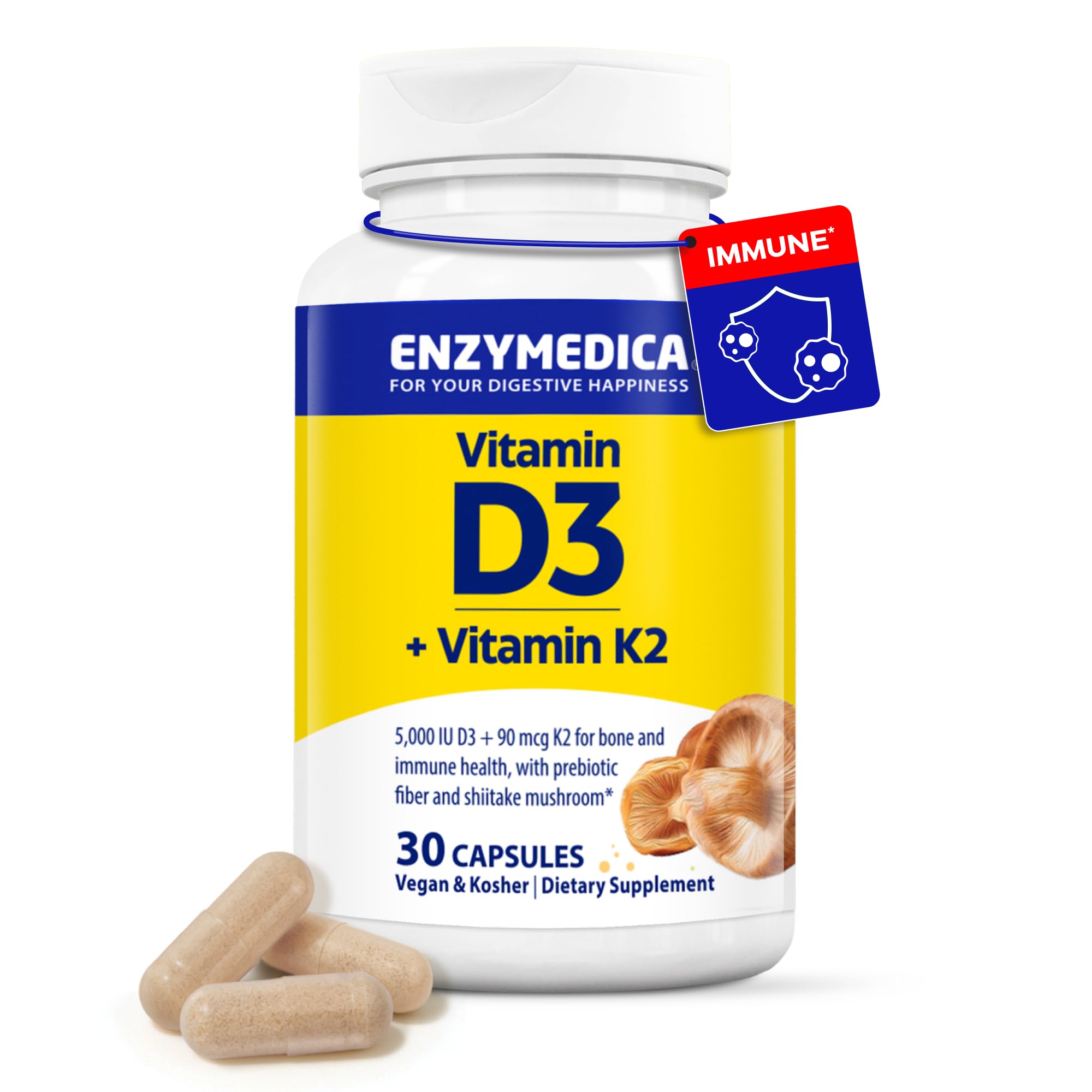 Enzymedica Vitamin D3 K2 SuppCo Enzymedica Vitamin D3 K2 SuppCo