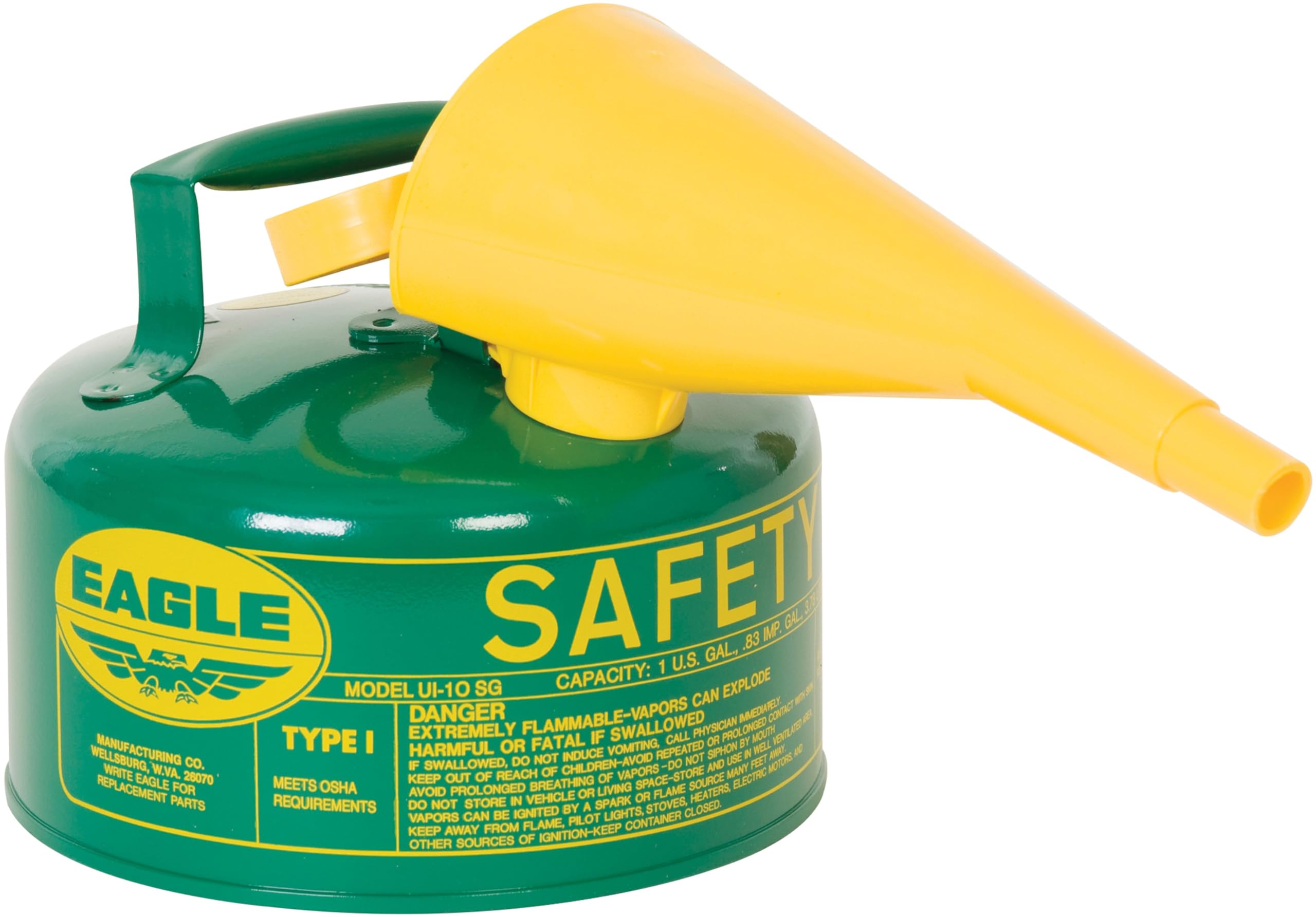 Mua Eagle 1 Gallon Type I Green Safety Gas Can for Oil and Other ...
