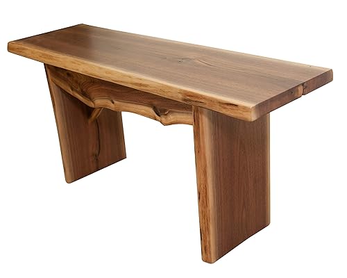Rustic Red Door Co. Live Edge Wood Bench for Dining Table, Entryway ...