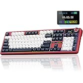 Amazon.com: AULA F108 Wireless Mechanical Keyboard, BT5.0/USB-C/2.4GHz Hot Swappable Custom ...