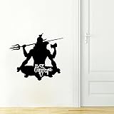 Buy DecorVilla PVC Vinyl Jai Mahakal Wall Sticker and Decal (96x58cm ...
