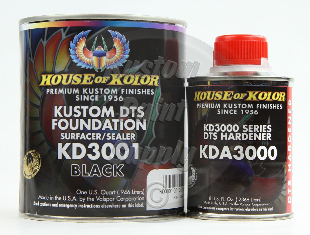 Amazon.com: House Kolor KD3001 Black DTS Epoxy Surfacer Sealer 1Qt Kit ...
