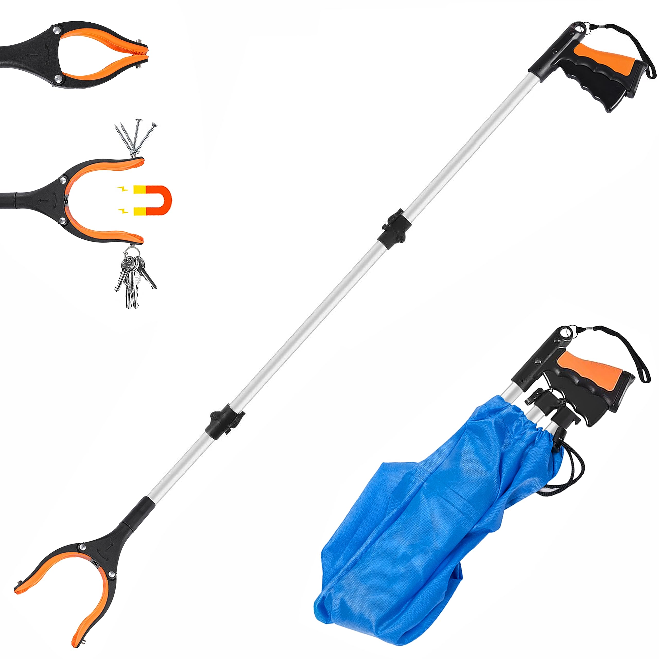 Mua Grabber Tool 46 Inch, Foldable Grabbers for Elderly Grab It ...