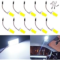 Amazon.com: GrandviewTM COB 10-Pack 48-SMD DC12V LED Panel Dome Lamp Auto Car Interior Reading ...