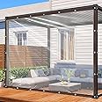 Amazon.com: Clear Tarp - Heavy Duty Waterproof 4x6FT Plastic Tarps with ...