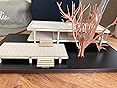 Amazon.com: Midcentury Modern Masterpiece Farnsworth House Scale Model ...