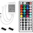 Dual Outputs 44 Keys IR Remote Controller 4 Pin 2 Ports RGB Control Box RGB LED Strip Light ...