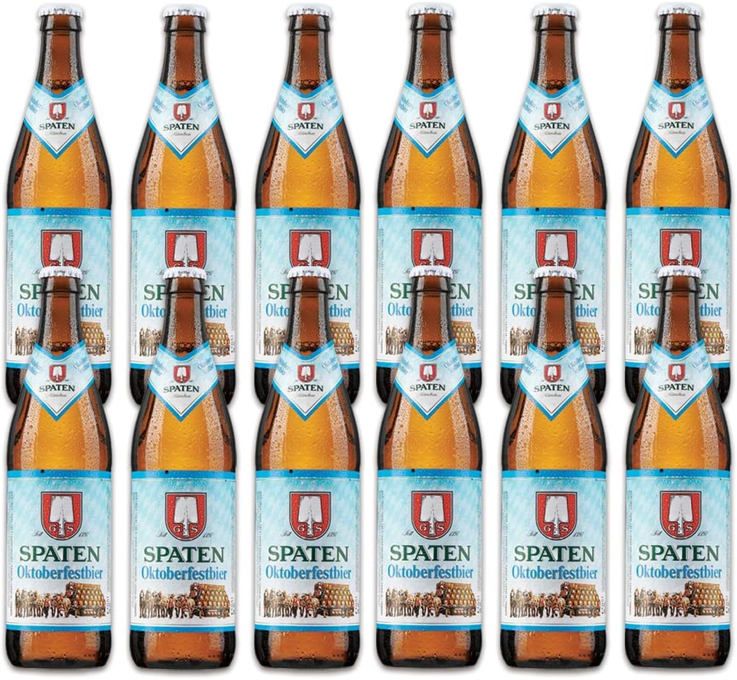 Spaten Oktoberfest Limited Edition German Beer Set (12): Amazon.co.uk ...