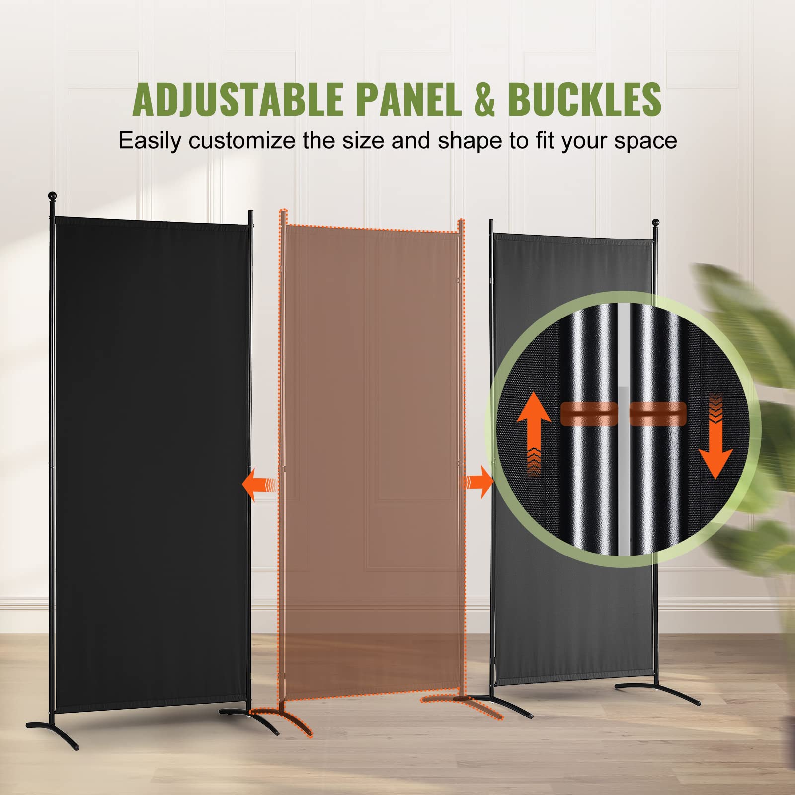 Mua VEVOR Room Divider, 6.1 ft Room Dividers and Folding Privacy ...