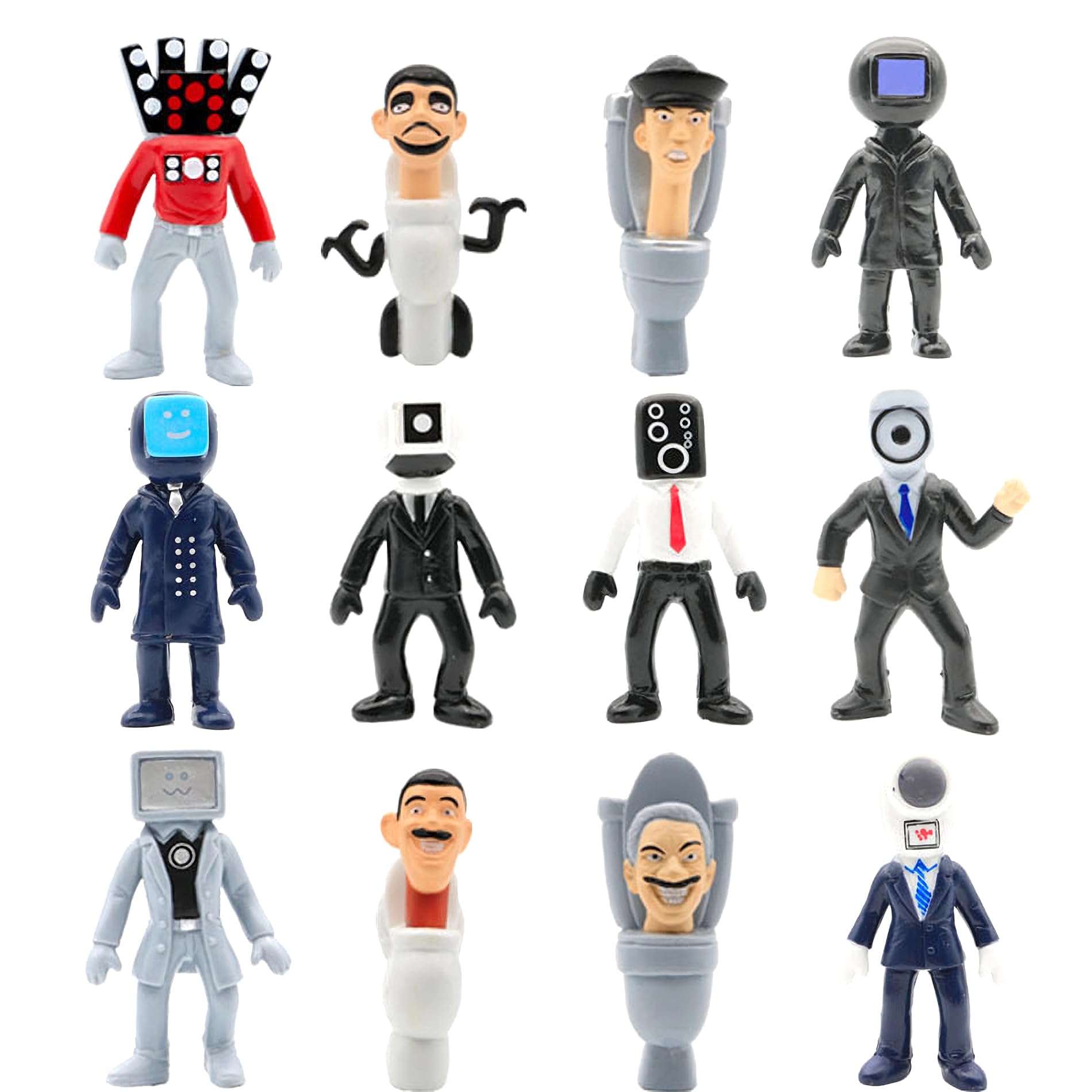 Mua Skibi-Toilet Action Figure,12pcs Skibi-Toilet Cool Game Character ...