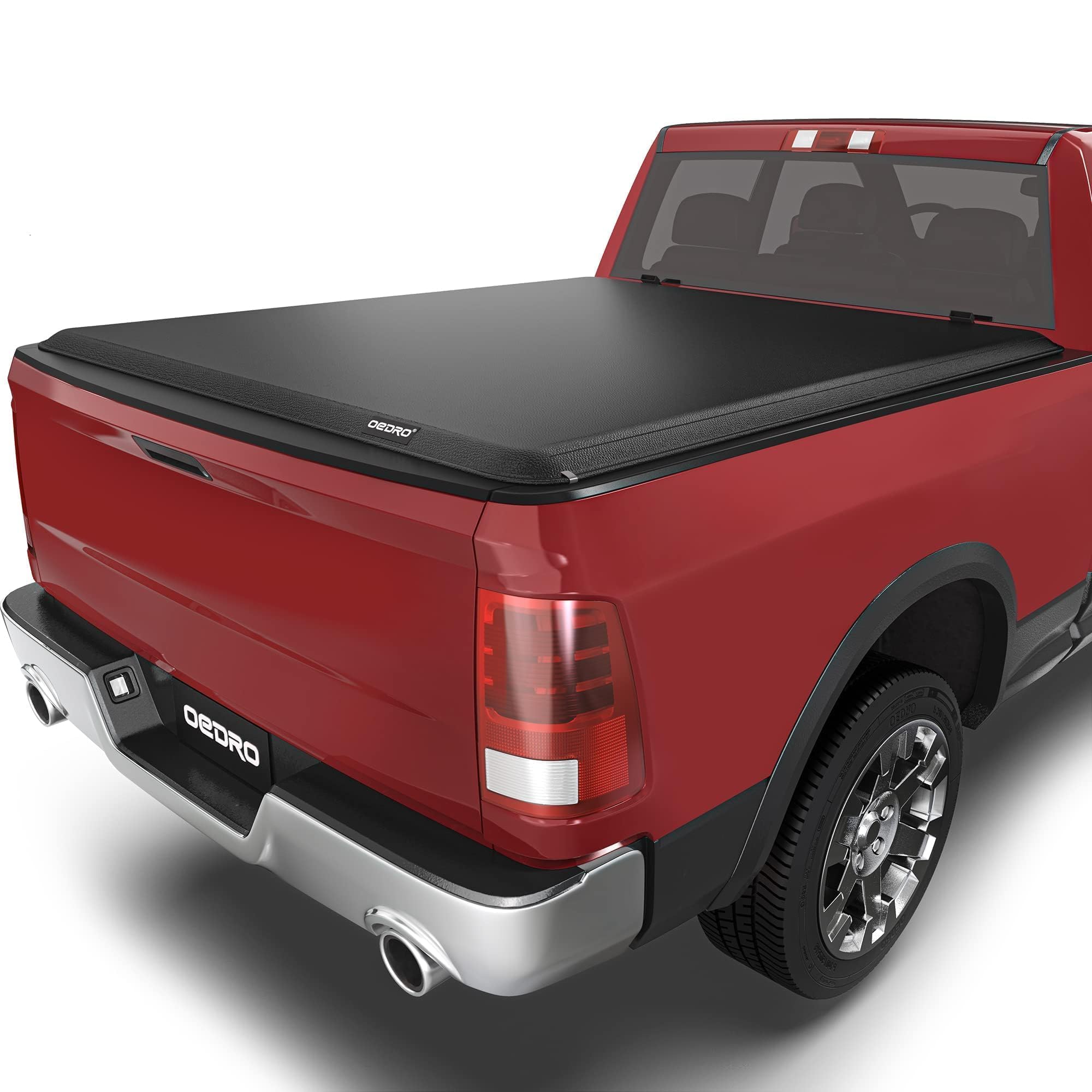 OEDRO Soft Roll Up Truck Bed Tonneau Cover Compatible with 2019 2020 ...